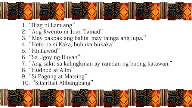 Philippine Literature during the Pre- Colonial Period | PDF