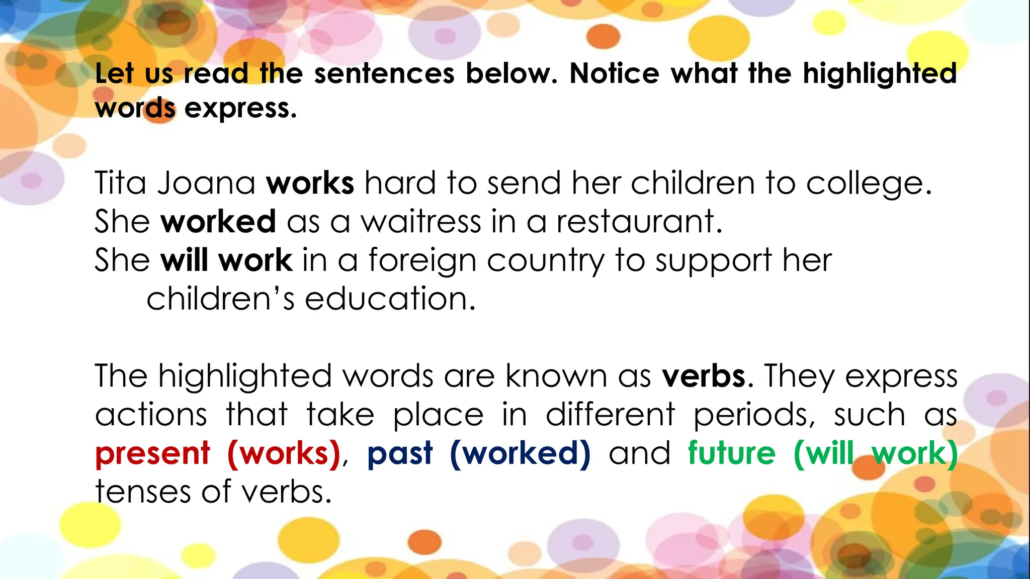 W1 Q2 ENGLISH 5.aspects and types of verb | PPTX