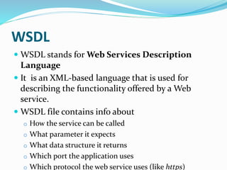 Introduction to WebServices | PPTX | Web Development | Internet