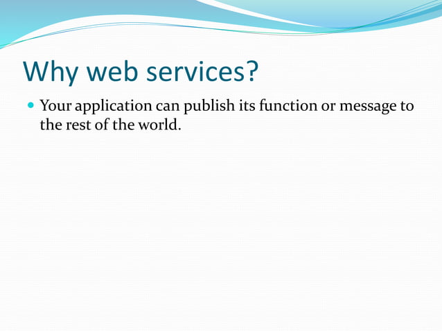 Introduction to WebServices | PPTX