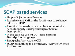 Introduction to WebServices | PPTX | Web Development | Internet