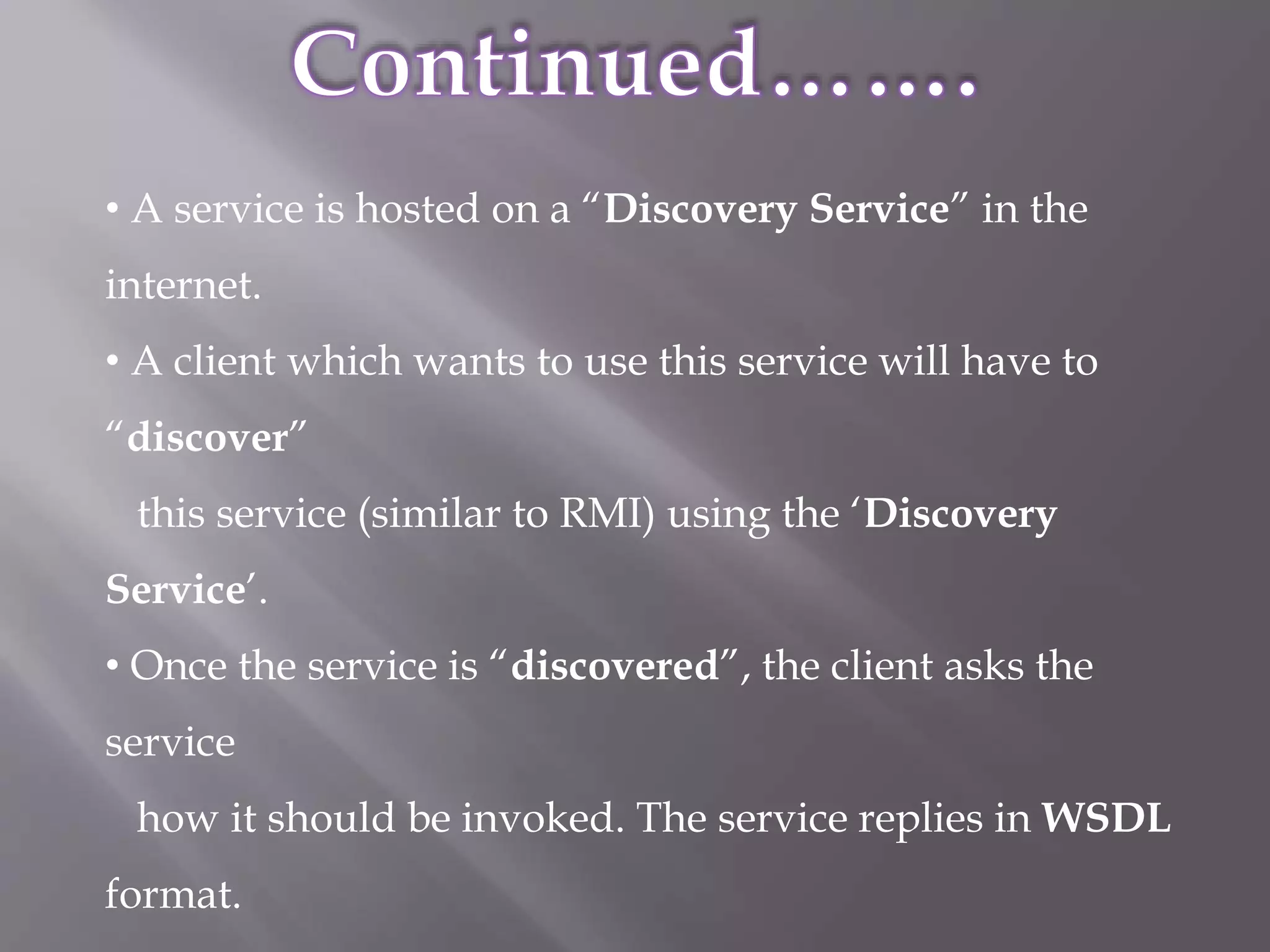 WebServices introduction | PPT