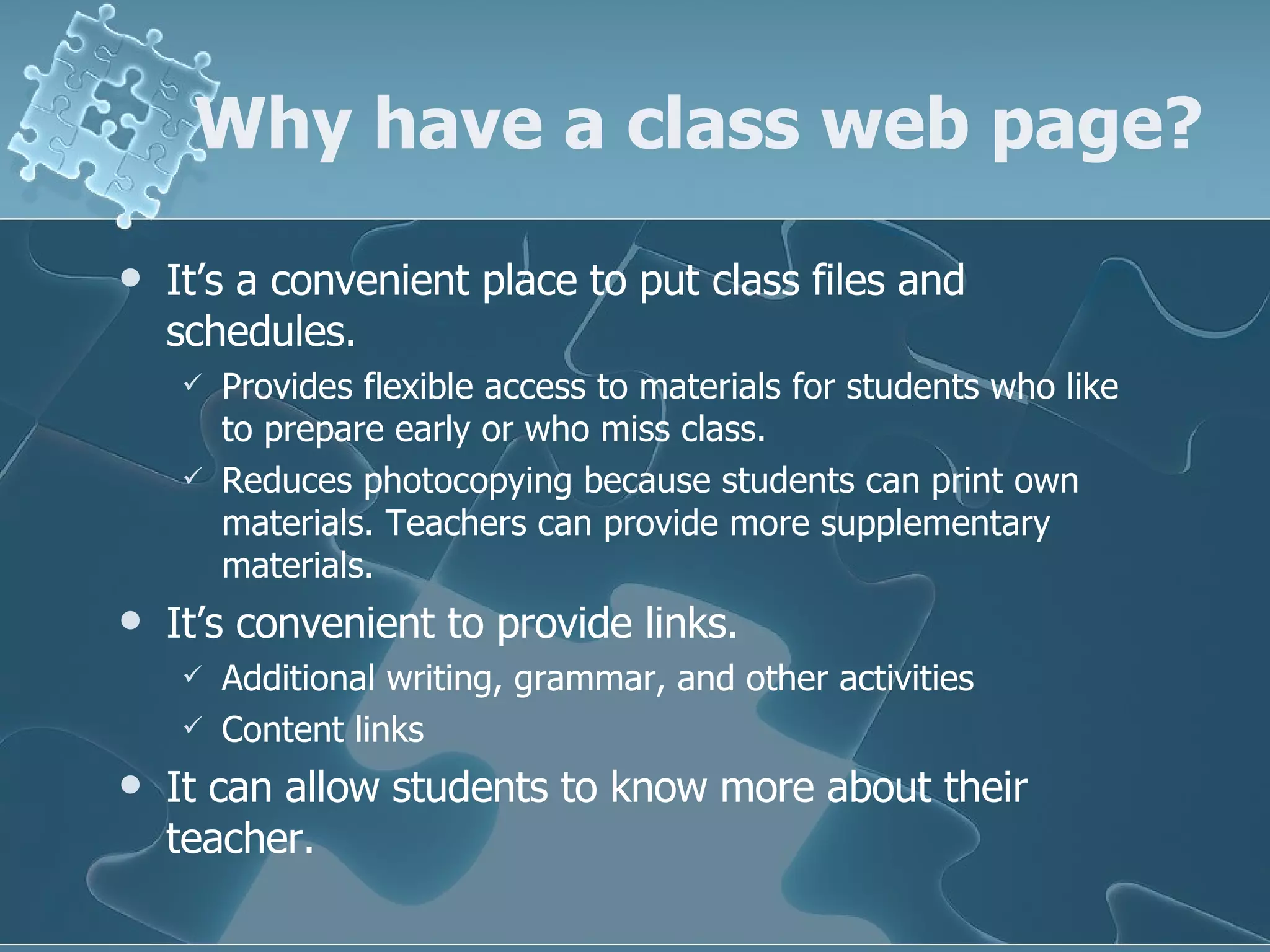 W2 3 Webpages | PPT