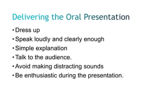 Preparation for Oral research presentation | PPTX