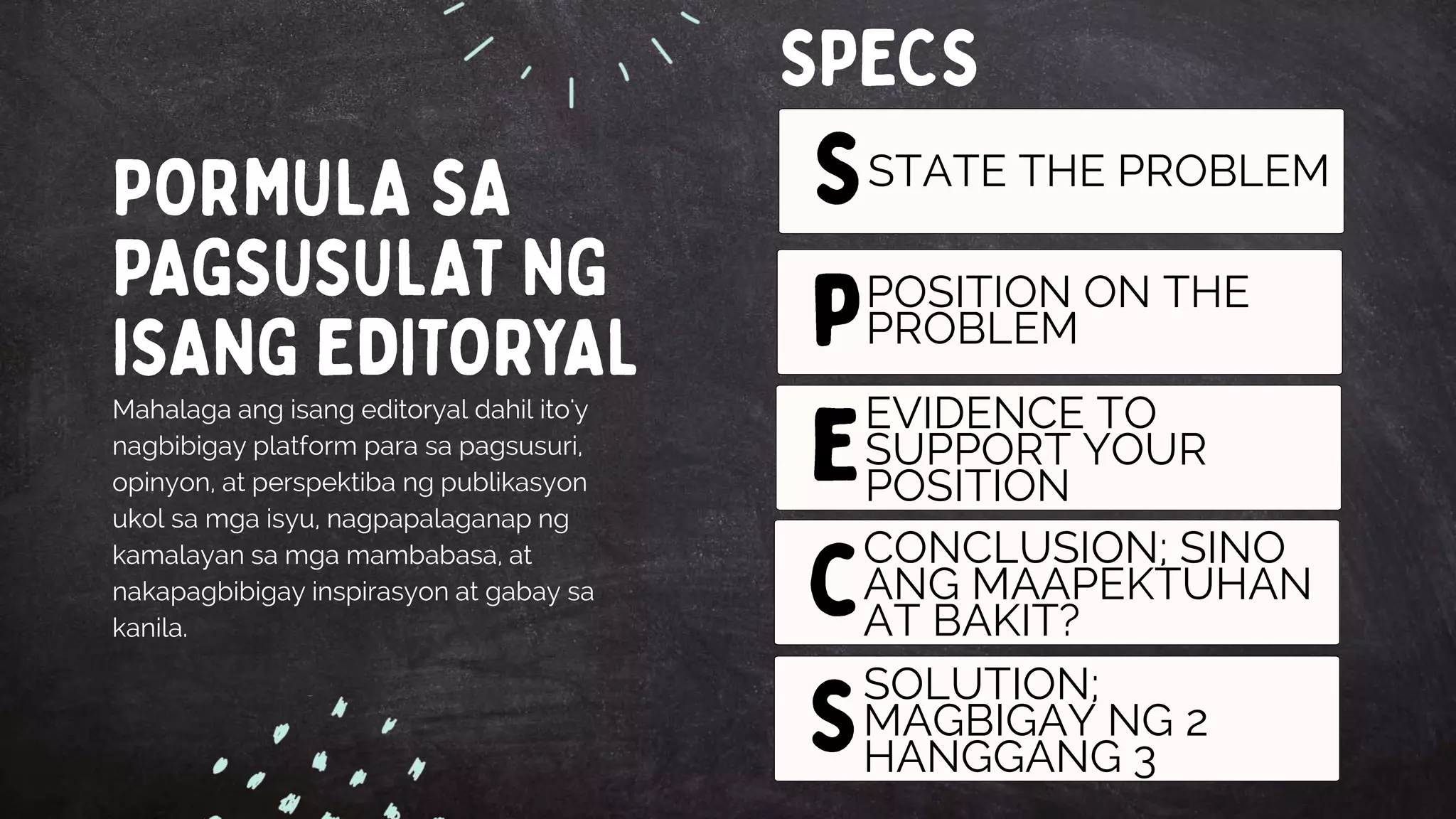 Pagsulat ng Editoryal | PPTX