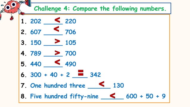 W2 m - numbers up to 1000(1) | PPTX