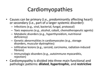 Cardiovascular system Myocarditis and Cardiomyopathy | PPT