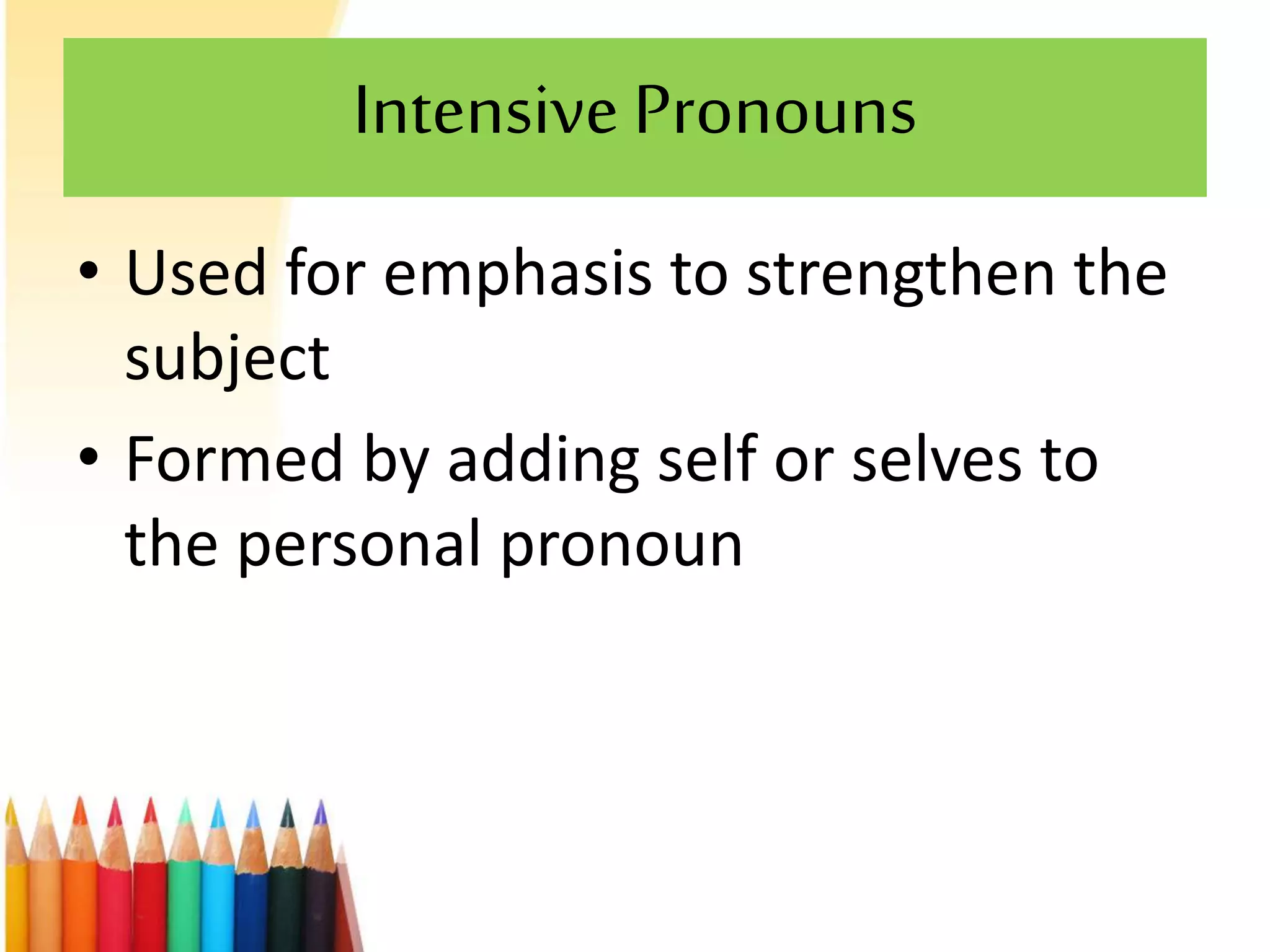 Pronouns: Kinds and Cases | PPTX
