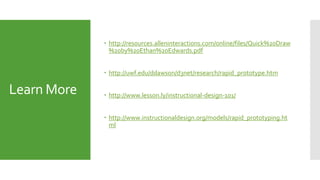 Overview of Rapid Prototyping ID Model | PPT