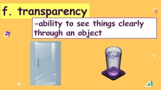 W2 sci - properties of materials(1) | PPT