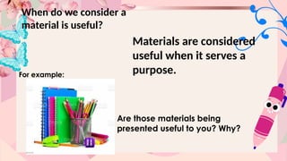 W2-SCIENCE.pptx useful harmful materials | PPTX