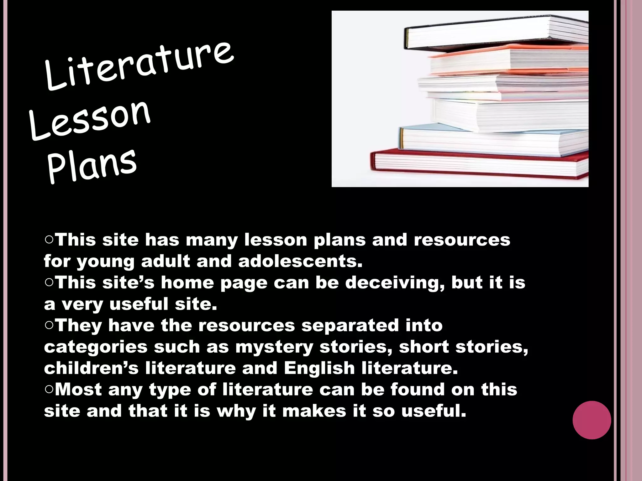 Lessons | PPT