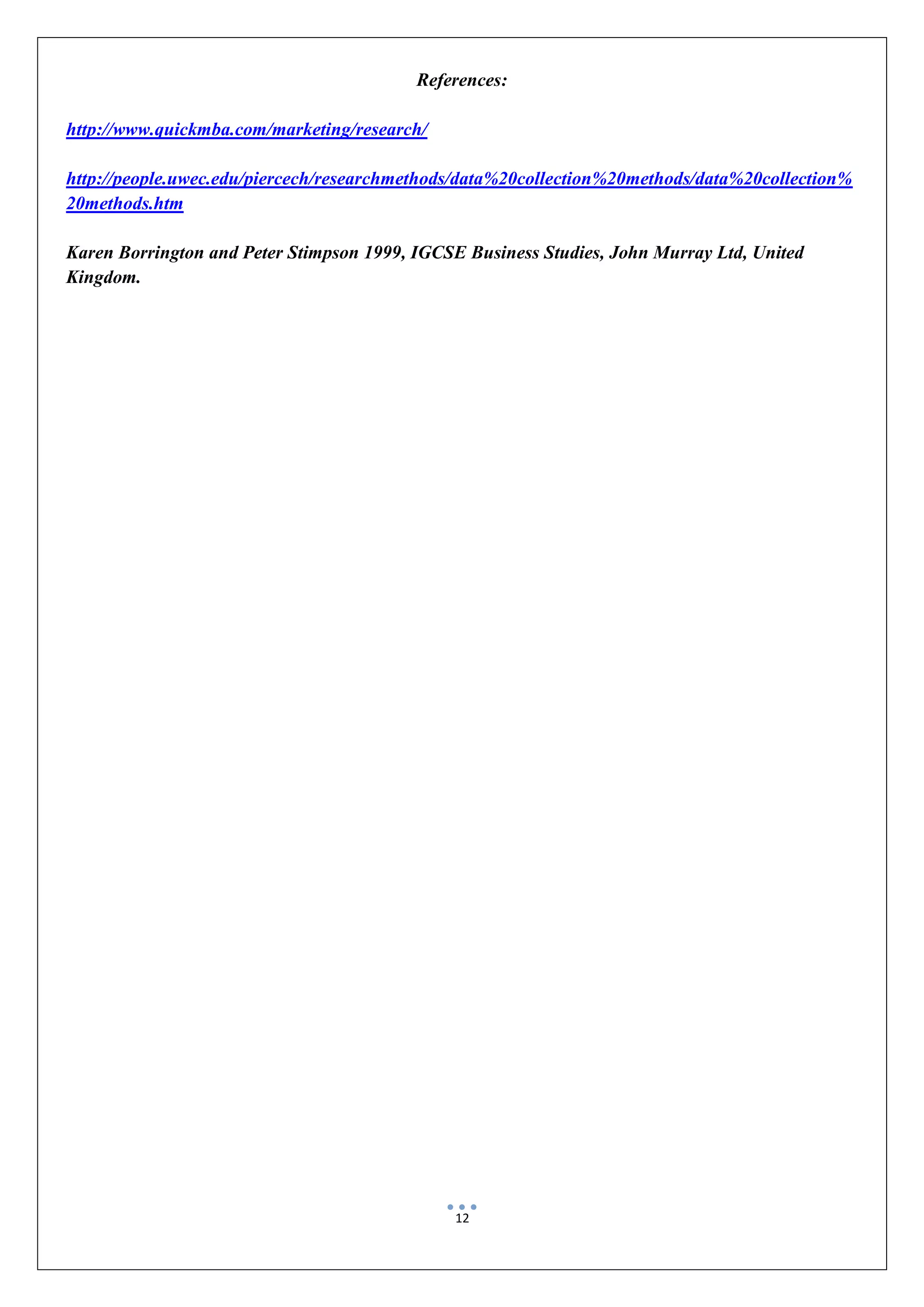 Marketing Research Assignment | PDF