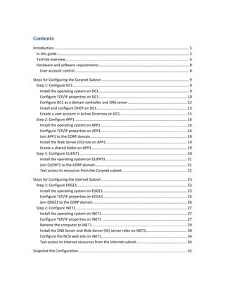 Test Lab Guide: Windows Server 2012 R2 Base Configuration | DOCX