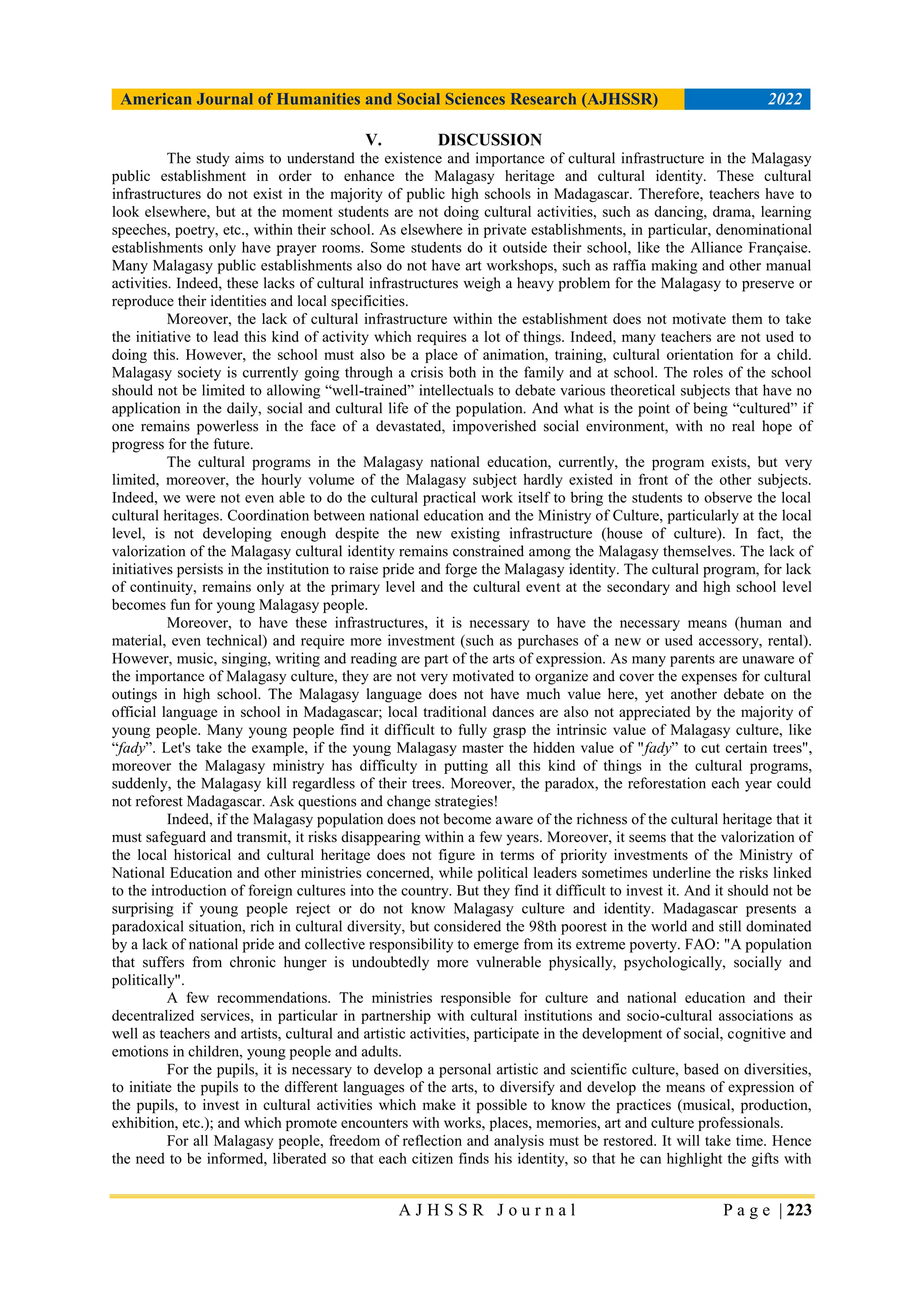 Malagasy culture and education sector | PDF