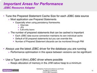 W23 - Advanced Performance Tactics for WebSphere Performance | PDF