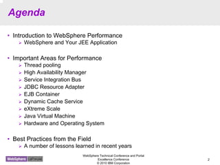 W23 - Advanced Performance Tactics for WebSphere Performance | PDF