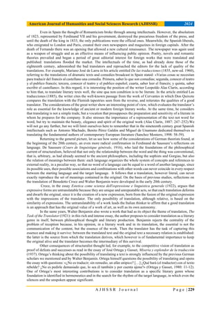 The problem of literary translation with particular attention to the ...