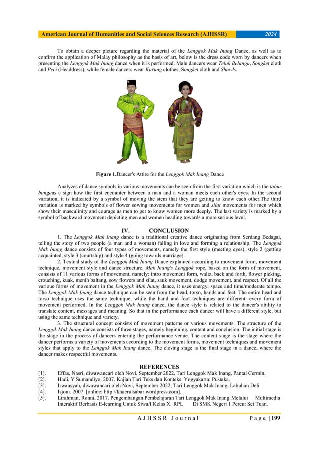 TEXTUAL OF LENGGOK MAK INANG DANCE MALAY TRIBES OF EAST SUMATRA | PDF ...