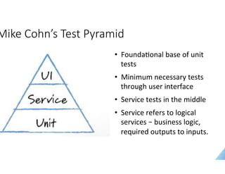 The Software Testing Pyramid: A Concrete Example | PDF
