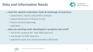 European sea basin perspectives on maritime spatial planning data issues at the 2nd Baltic ...