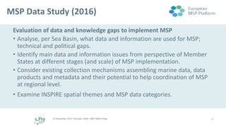 European sea basin perspectives on maritime spatial planning data issues at the 2nd Baltic ...