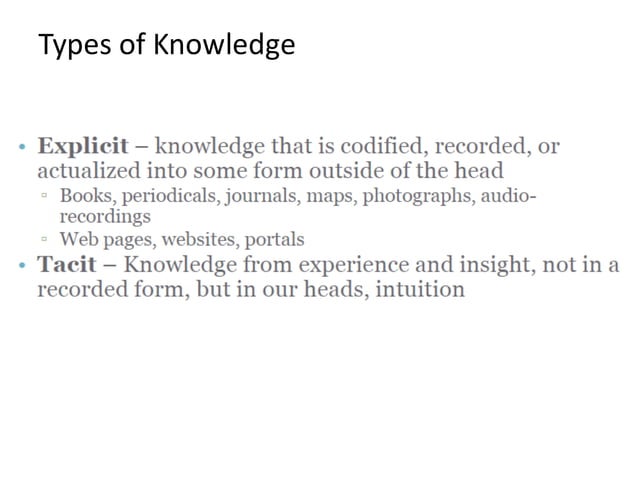Knowledge Management Essentials | PPT