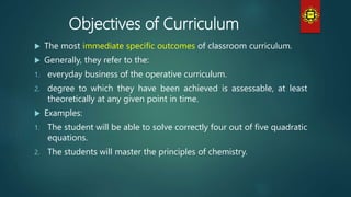 Concepts of curriculum | PPTX