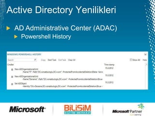 Windows Server 2003 R2 --> Windows Server 2012 Developer Preview Active Directory Migration | PPT
