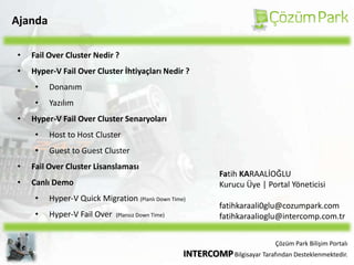 windows server 2008 r2 hyper-v fail over cluster | PPT