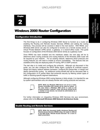 W2k router | PDF