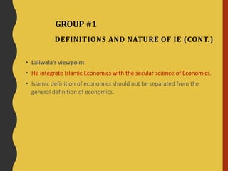 W2 ppt defining islamic economics | PDF
