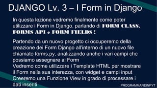Django livello 3 - Guida Pratica e Completa a Django 2 e Bootstrap 4 | ODP | Web Development ...