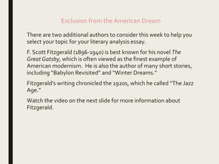 W2 readings and authors | PPT