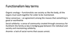 Functionalism lecture | PPT