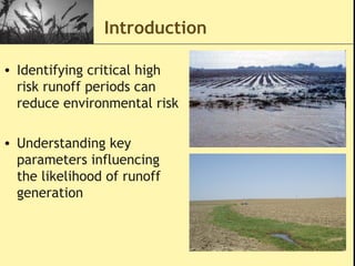 Using Soil Moisture to Predict the Risk of Runoff on Non-Frozen Ground ...
