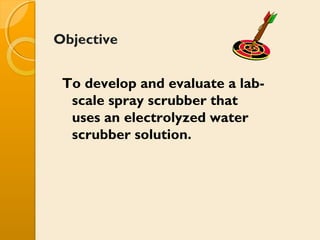 Ammonia (NH3) Mitigation Using Electrolyzed Water Spray Scrubber | PPT