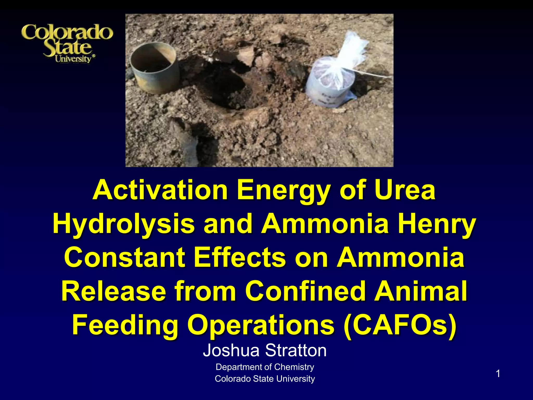 Activation Energy of Urea Hydrolysis and Ammonia Henry Constant Effects ...