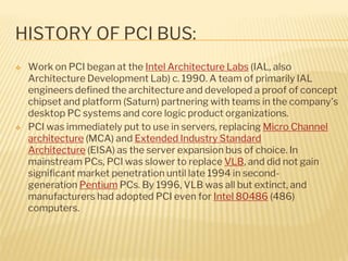 PCI BUS | PPTX