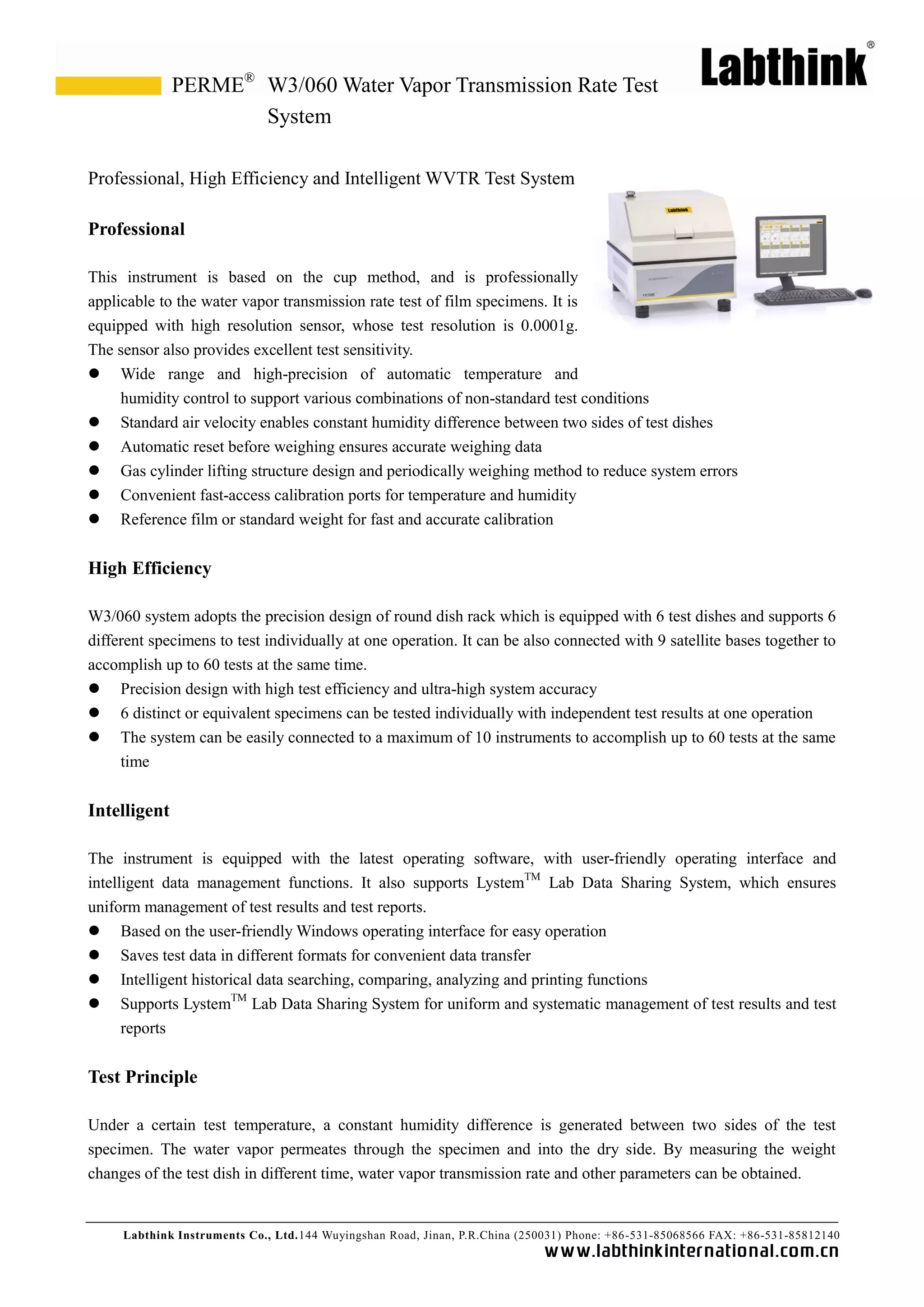 W3-060-Water-Vapor-transmission-rate-test-system | PDF