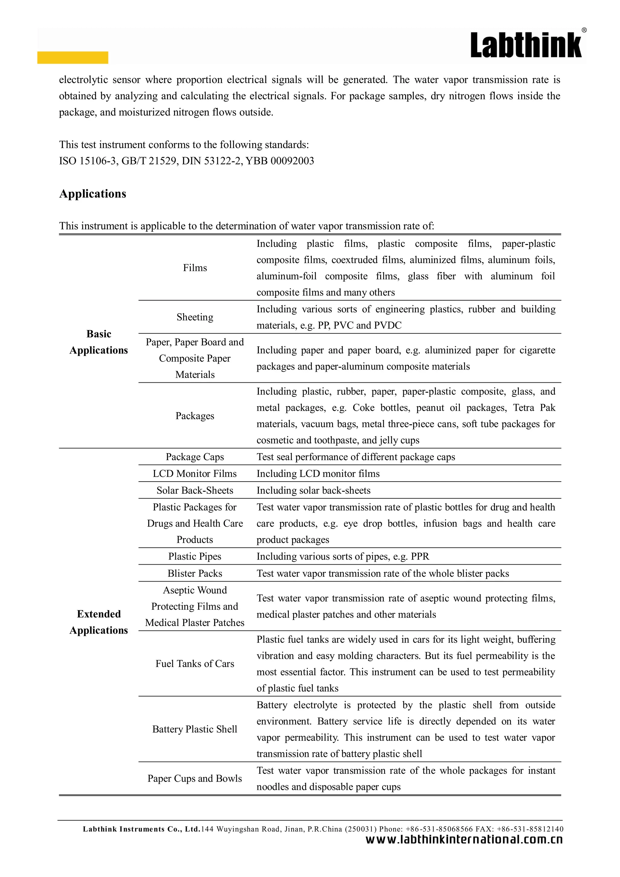W3 330-Water-Vapor-Transmission-rate-Test-System | PDF