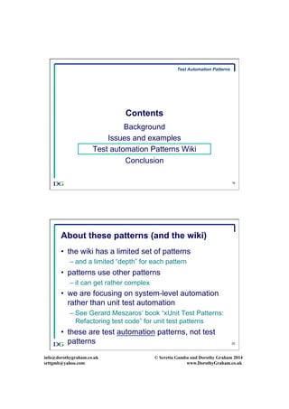 Test Automation Patterns | PDF