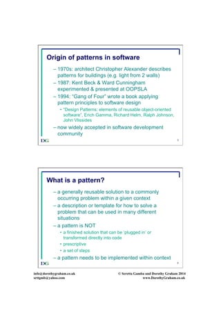 Test Automation Patterns | PDF