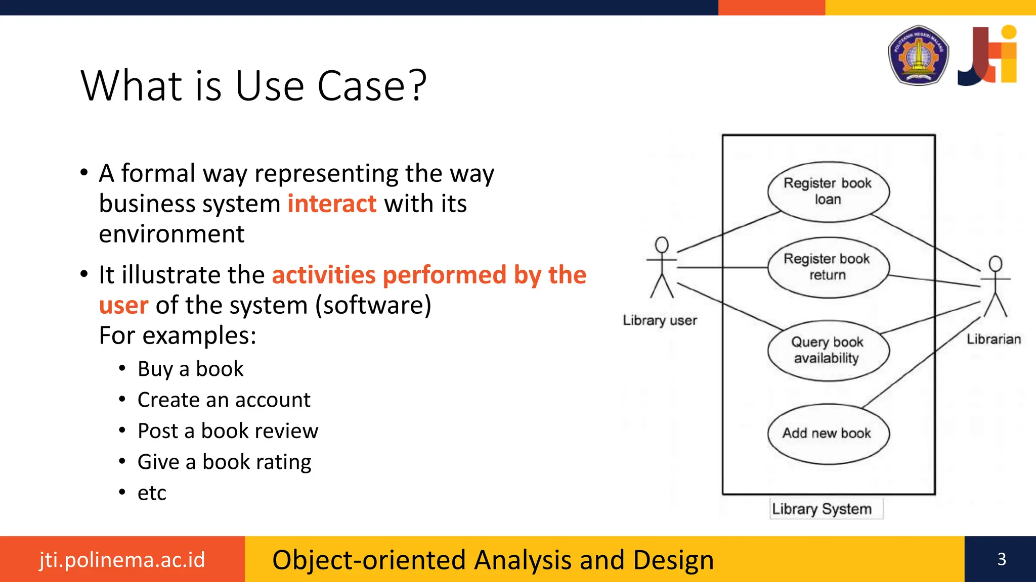 Use case modelling for beginner in Higher education | PPTX