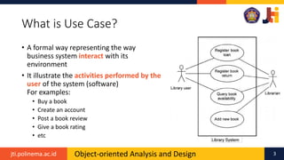 Use case modelling for beginner in Higher education | PPTX