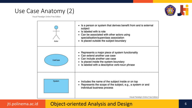 Use case modelling for beginner in Higher education | PPT