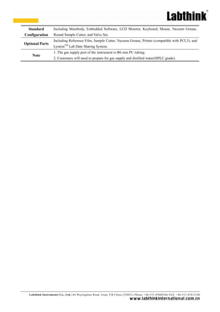 Water Vapor Transmission Rate Tester | PDF