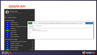 ESPC19 - Microsoft Teams Architecture Deep Dive | PPTX