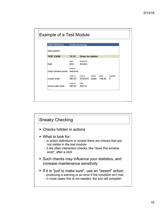 Anti-Patterns for Automated Testing | PDF