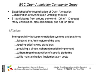 Open Annotation: Bridging the Divide? | PDF | Web Development | Internet